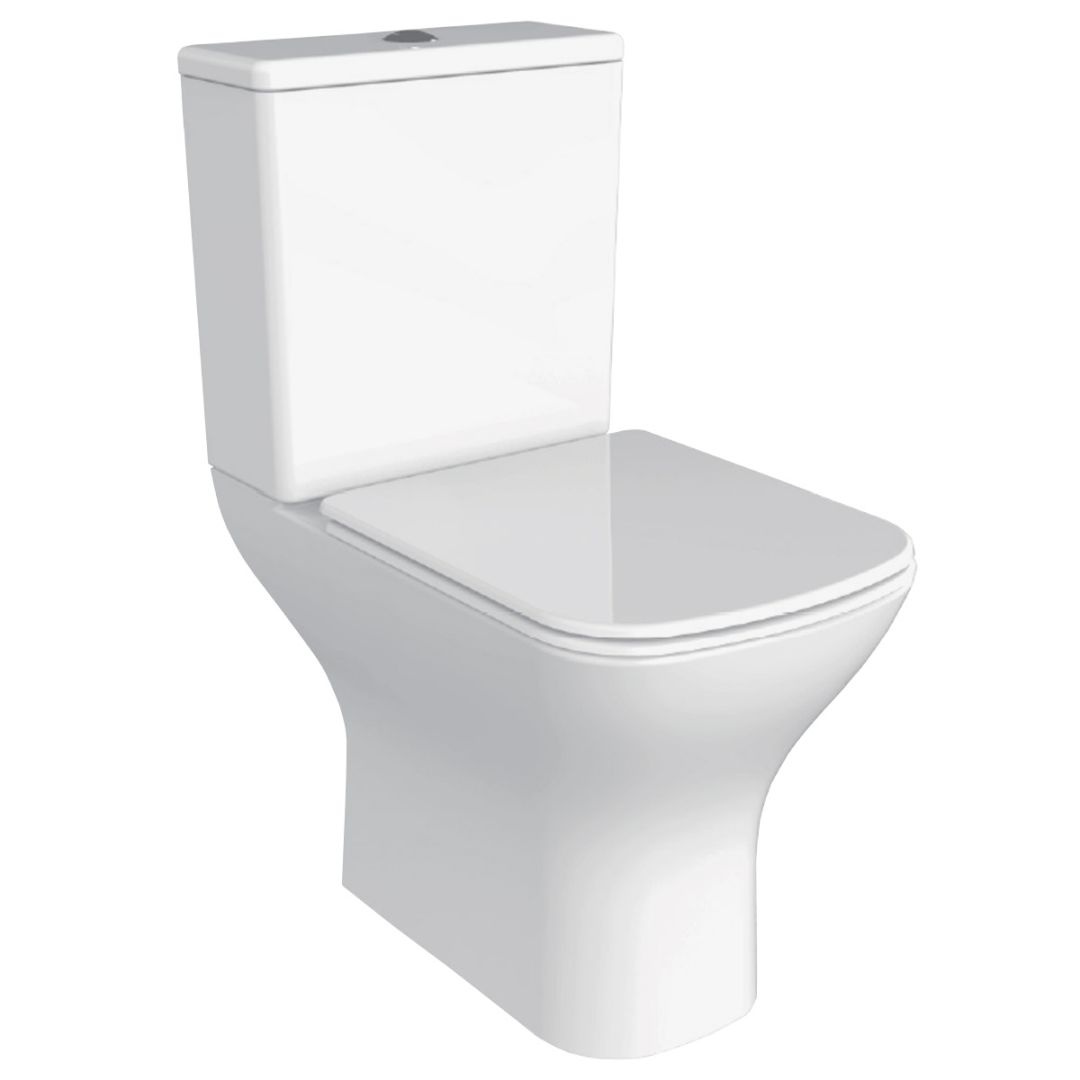 Унитаз Azario Iris AZ-8353 безободковый Горизонтальный Выпуск - купить ...
