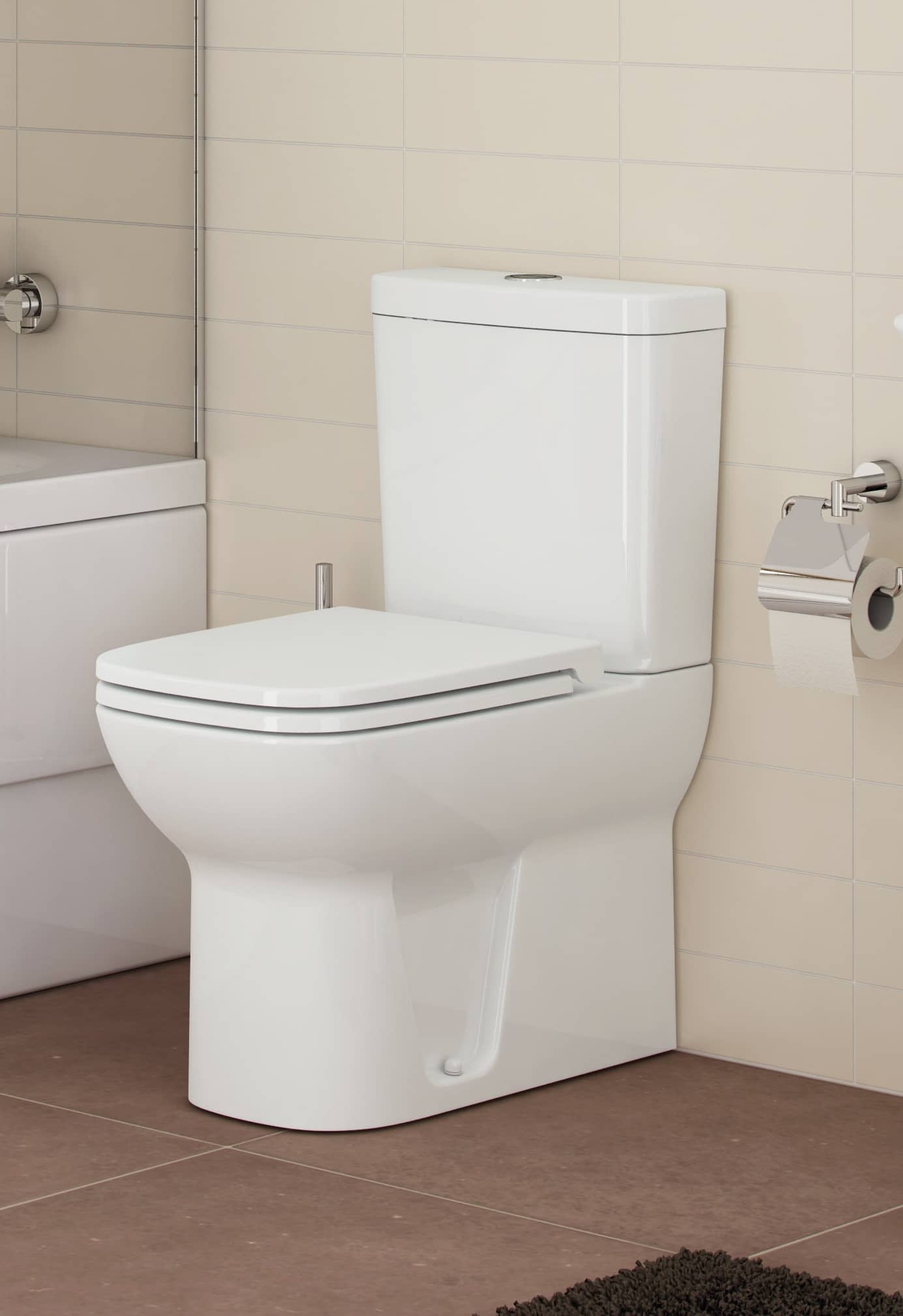 Унитаз Vitra S20 Горизонтальный Выпуск Прямоугольная Чаша - купить с ...